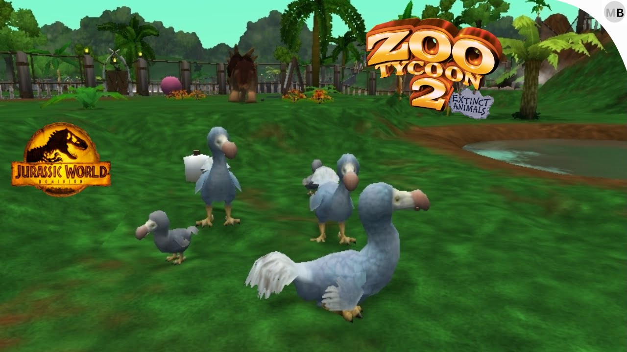 Dodo Bird Zoo Tycoon 2 Extinct Animals Gameplay (Bonus Baby Animal ...