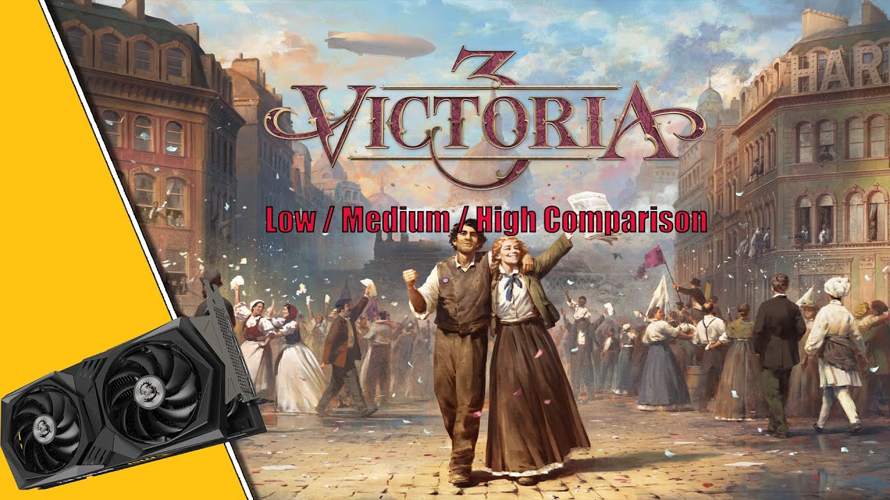Victoria 3 | RTX 3050 | Low / Medium / High Graphics Comparison ...