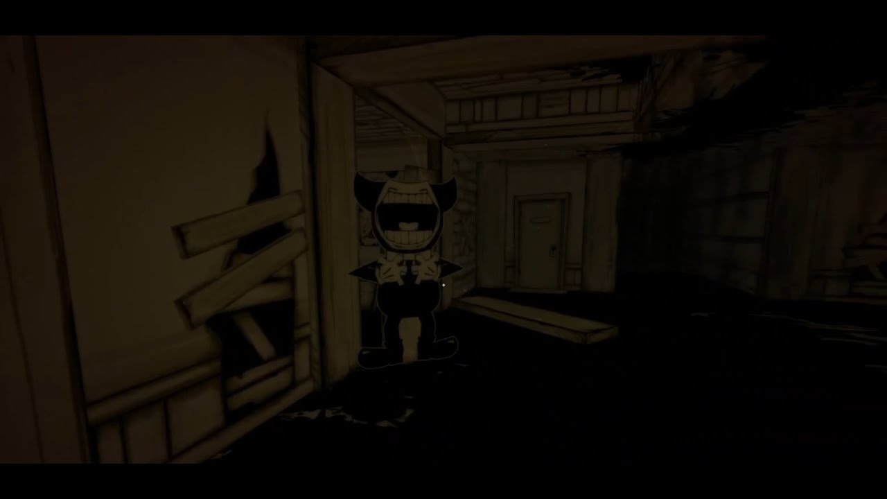 I played the cursed version of Bendy and the ink machine chapter 1 ...