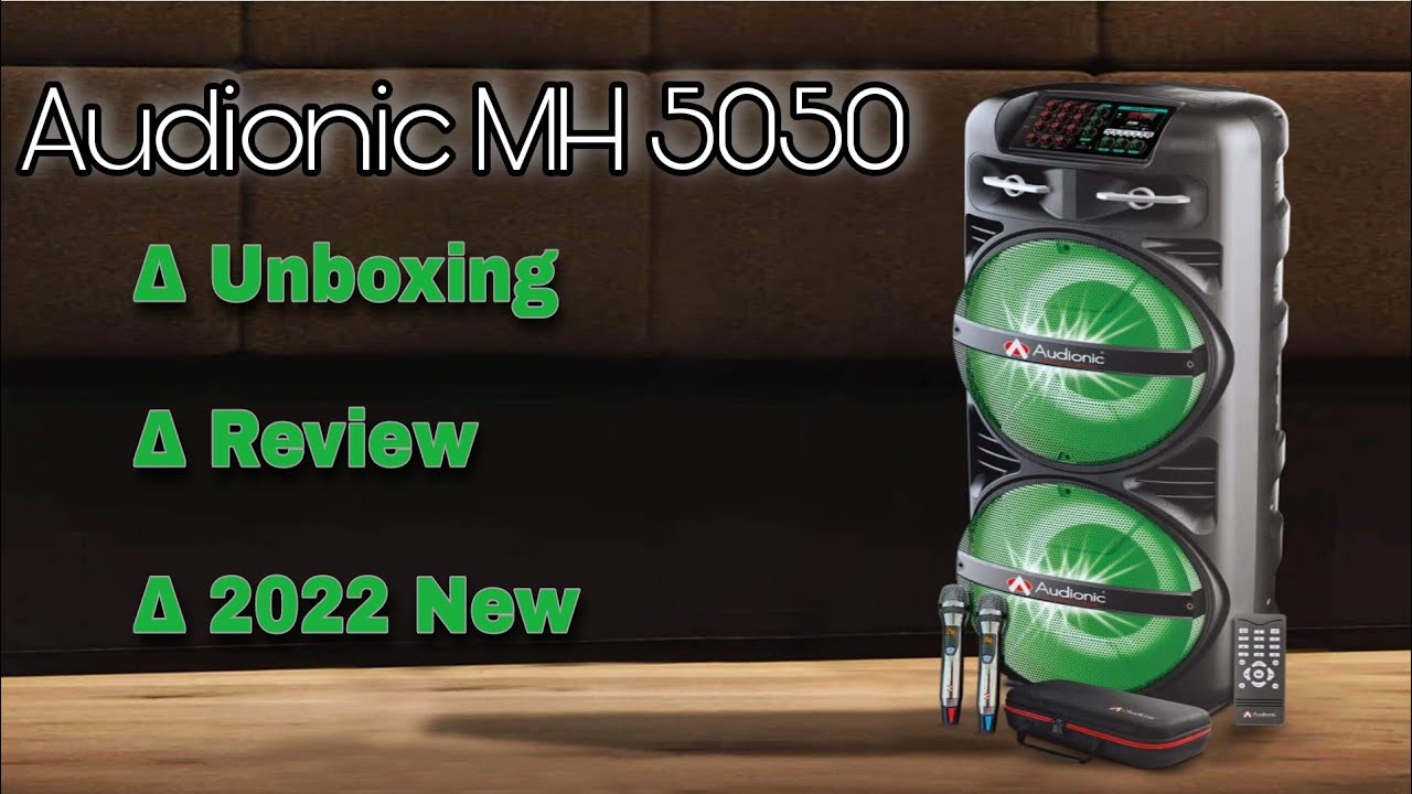 Audionic MH5050 Double 15 15 Woofer Speaker Trolly. Complete Unboxing ...