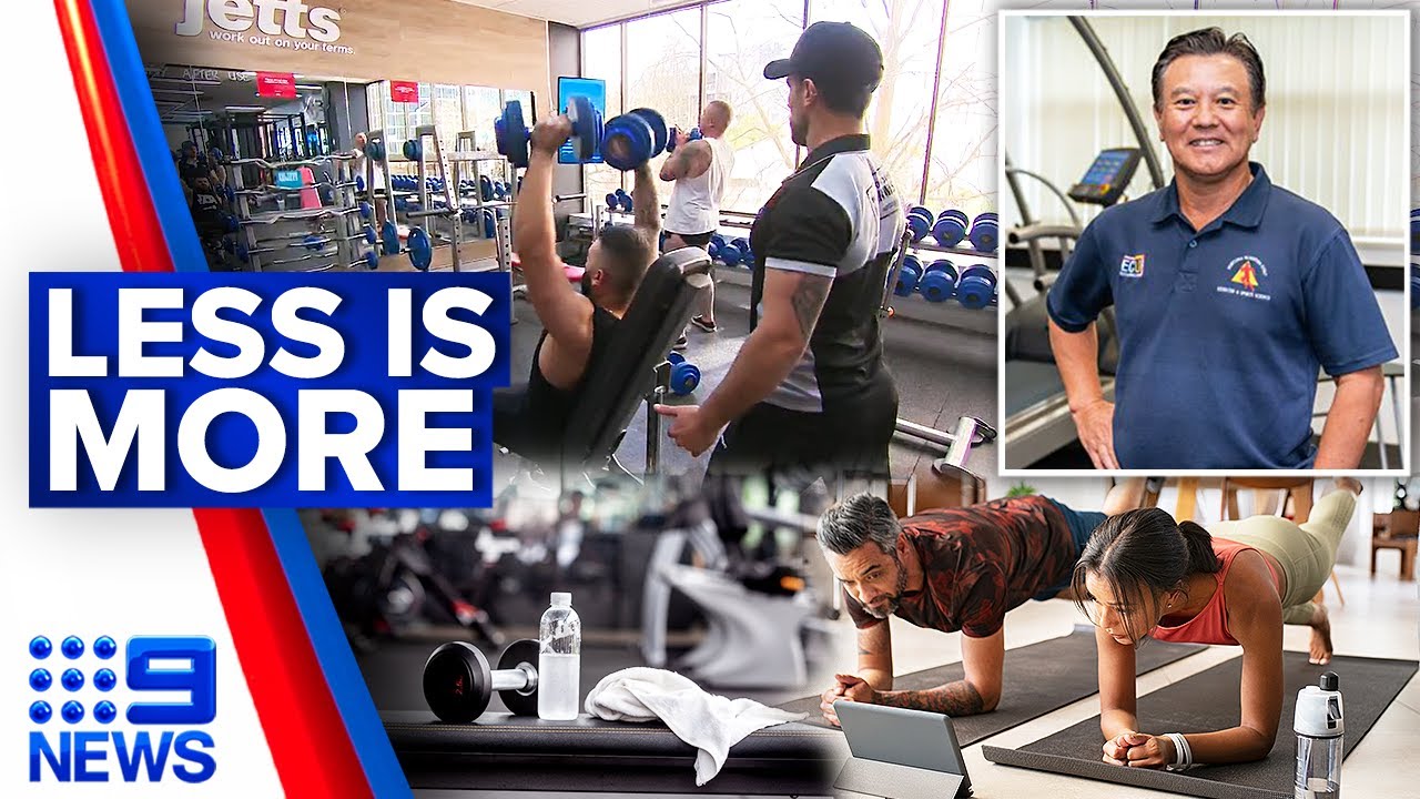 New study reveals less is more when it comes to exercising | 9 News ...