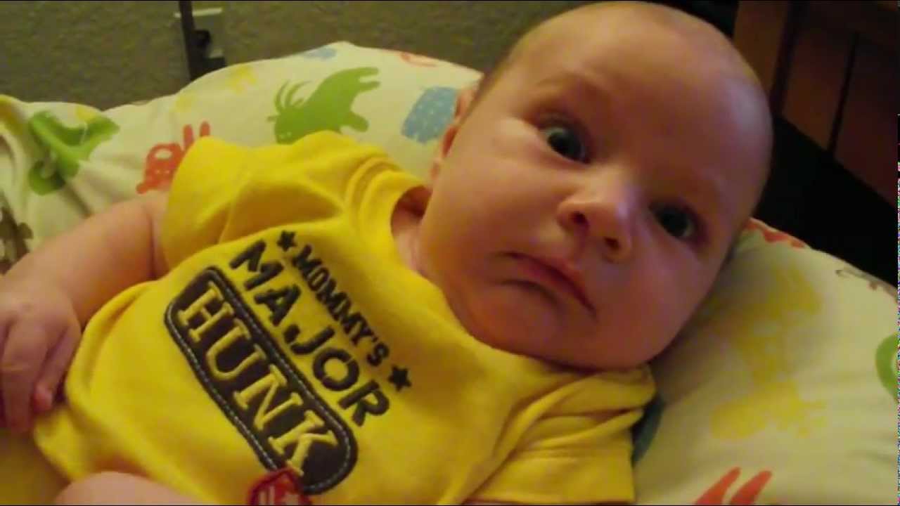 Baby Concerned by Blowing Raspberries - YouTube