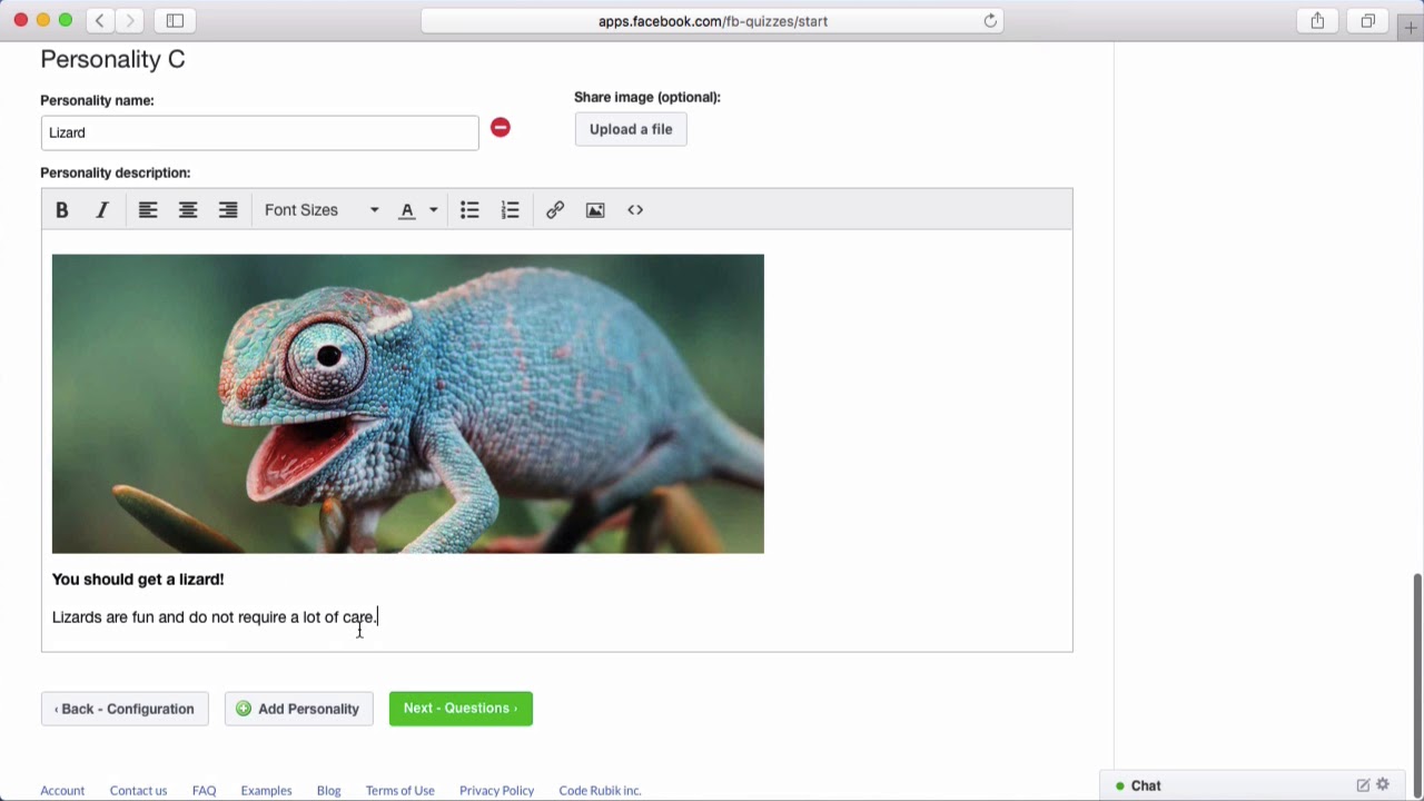 Facebook Personality Quiz Tutorial - YouTube