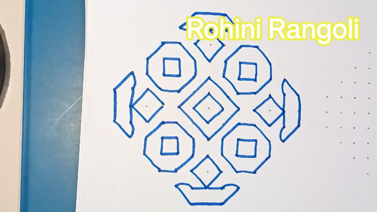 Easy dots rangoli designs for daily 13x3 dots kolam | thipkyanchi ...