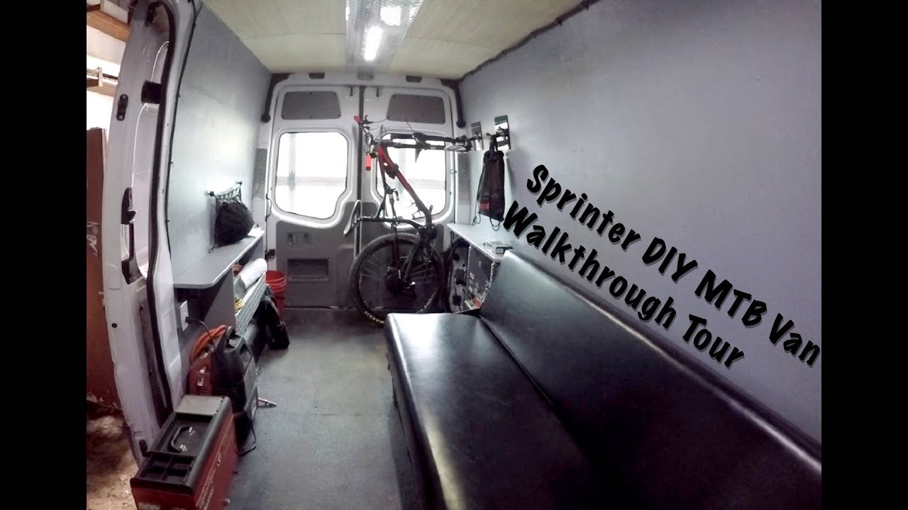 Sprinter Van Build - DIY Bike Hauler Camper Van - YouTube