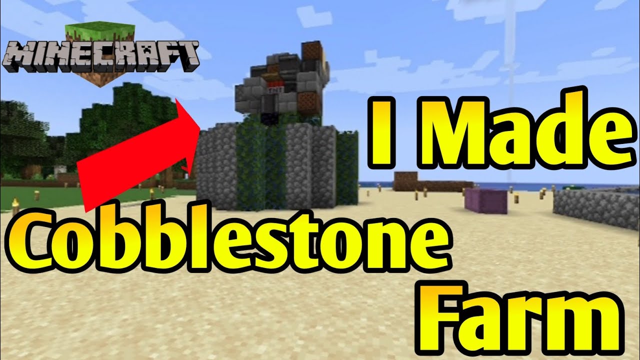 I Made a cobblestone farm in minecraft *But they are not Working* 😞 ...