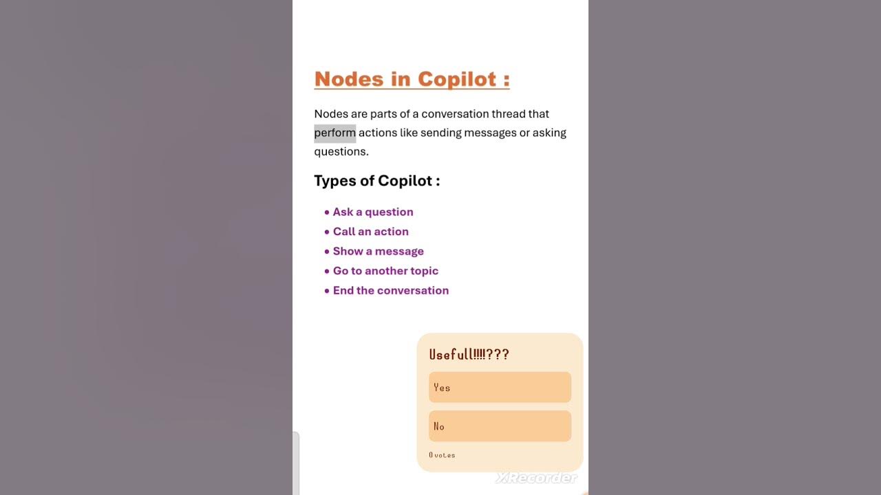 DO YOU KNOW NODES OF COPILOT?🧩🕹️#copilot #microsoft # ...
