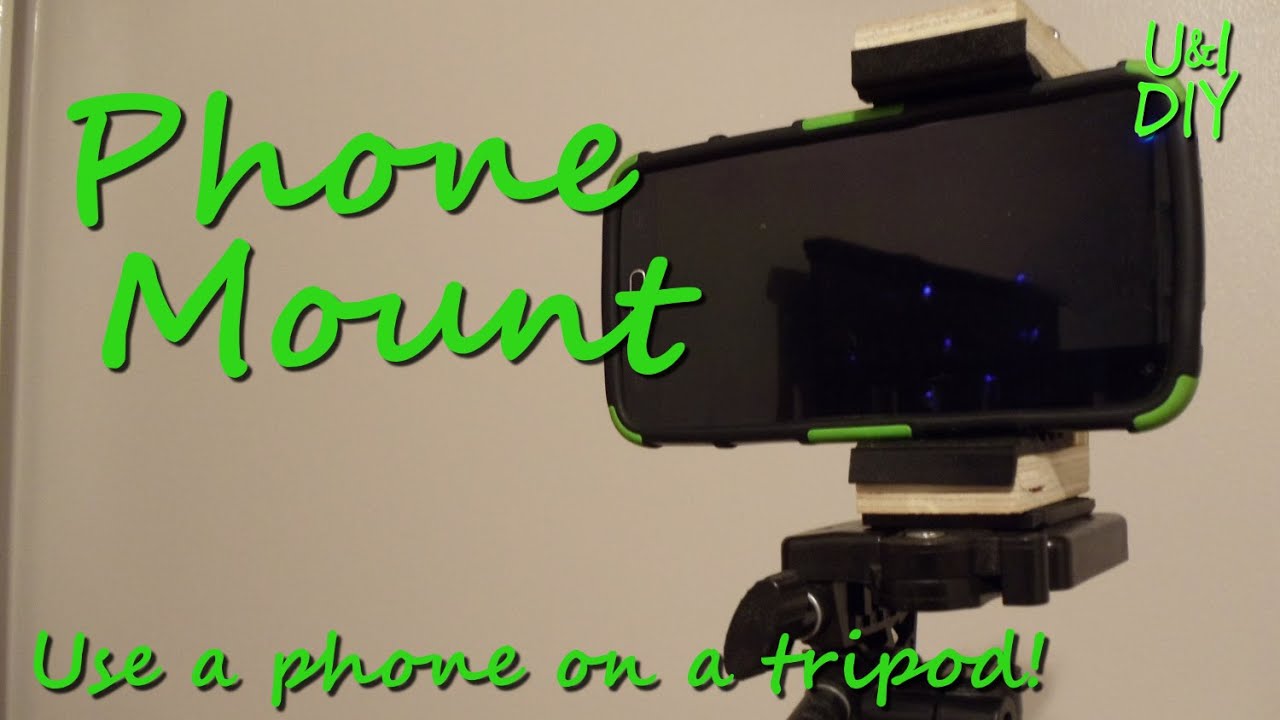 Tripod phone mount - DIY tutorial - YouTube