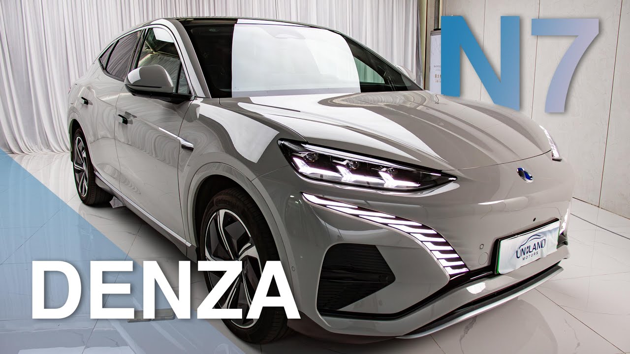 2023 4K Denza N7 details video, a coupe suv with great design features ...