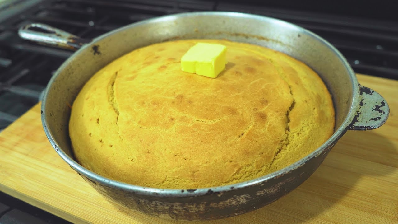 Jamaican sweet & delicious cornbread easy to make!! - YouTube