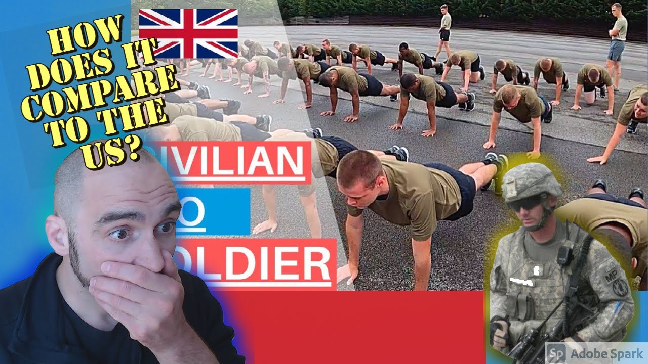 American Soldier Reacts to British Army Basic Training (Part 1) - YouTube