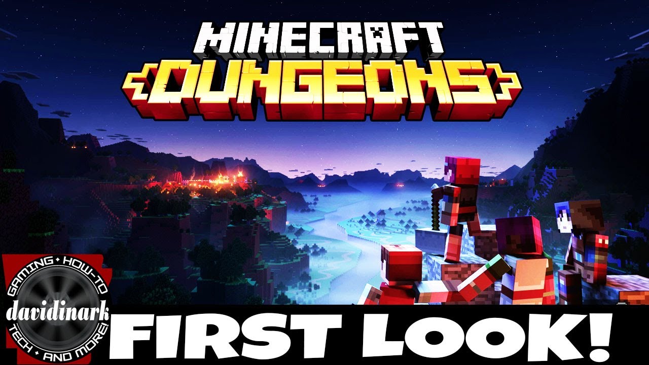 Minecraft Dungeons - FIRST LOOK! PC Gameplay first two areas - YouTube