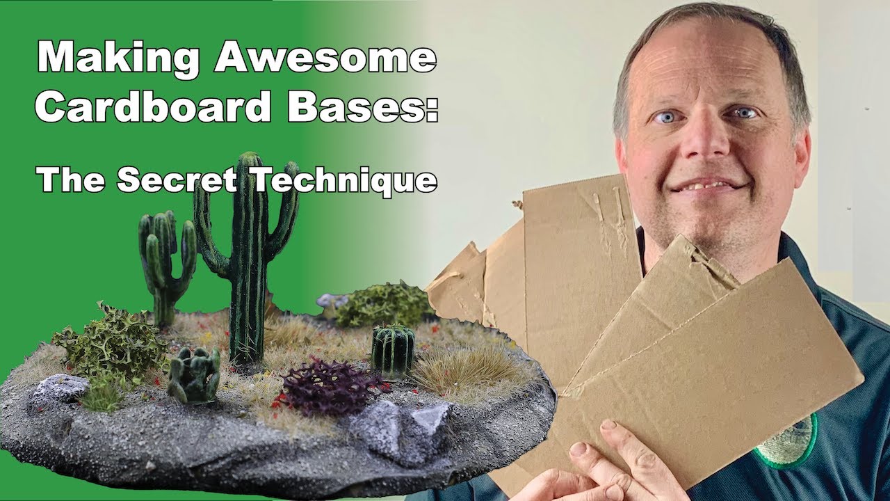 [CHEAP, EASY AND DURABLE]- The Secret to Making Cardboard Bases for ...