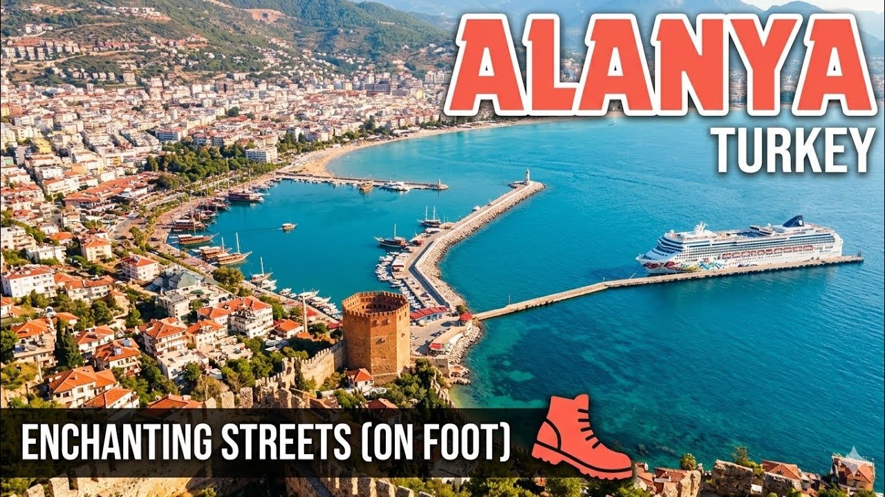 Step into the enchanting streets of Alanya, Turkey, with me for a day ...
