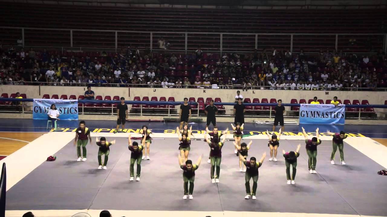 UP Pep Squad Cheer Mixed Philippine National Games 2013 - YouTube