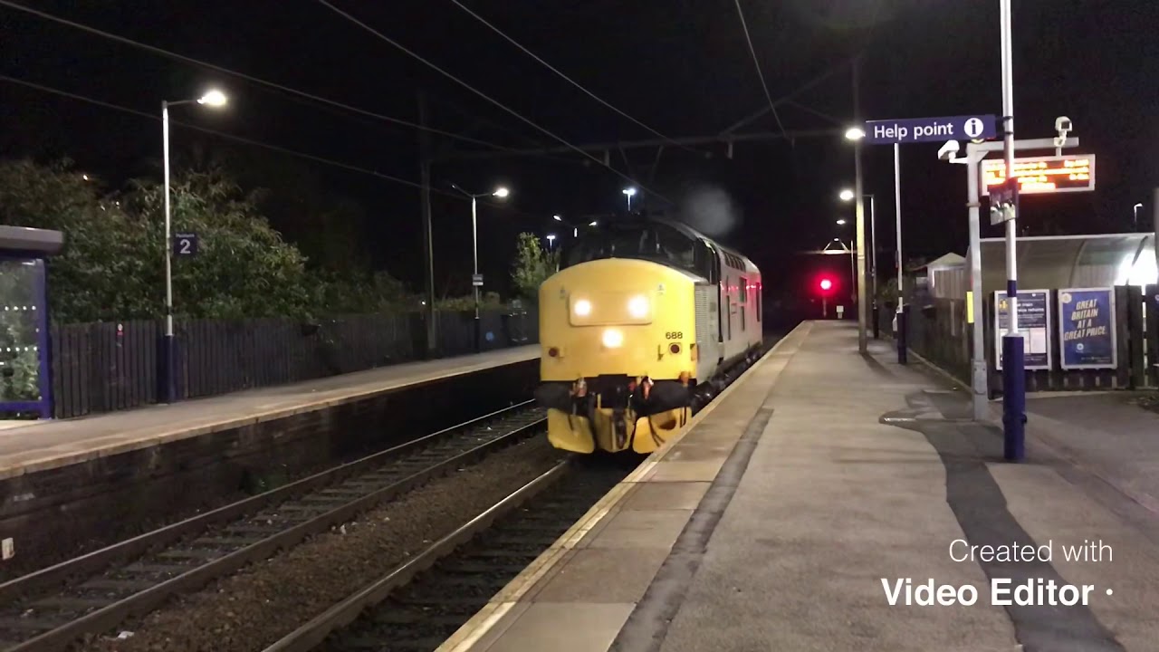 Locomotive services 37 688 on route learner Wednesday and Thursday ...