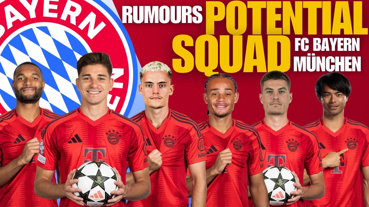 FC Bayern München Potential Squad 2025/26 | FC Bayern Munich Squad ...