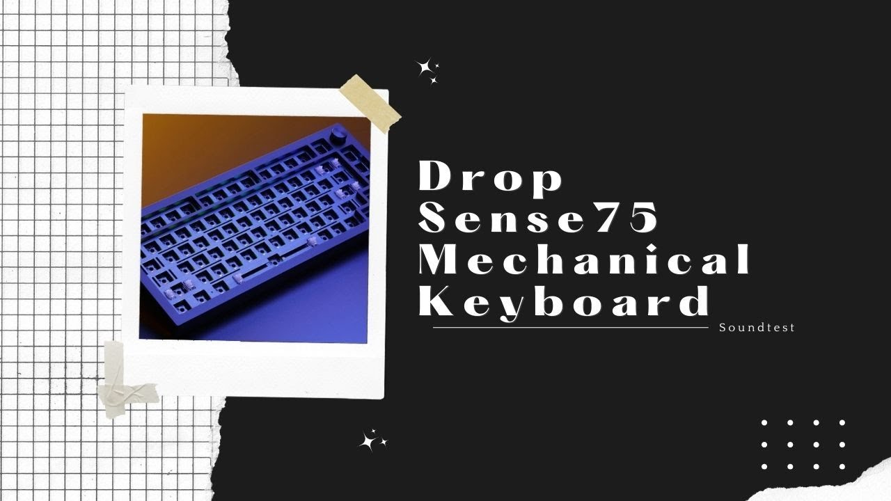 Drop Sense 75 Sound test - YouTube