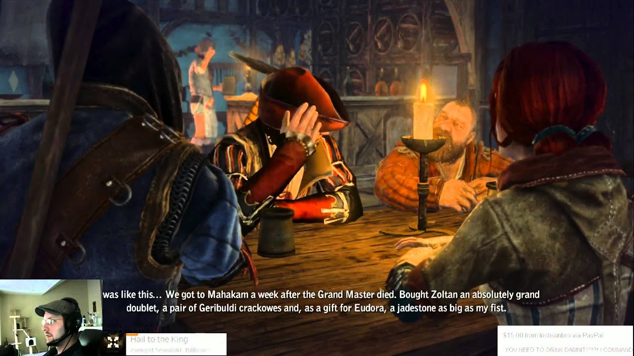 The Witcher 2 - Drunkthrough Part 7: Arrival in Nilfgaard - YouTube