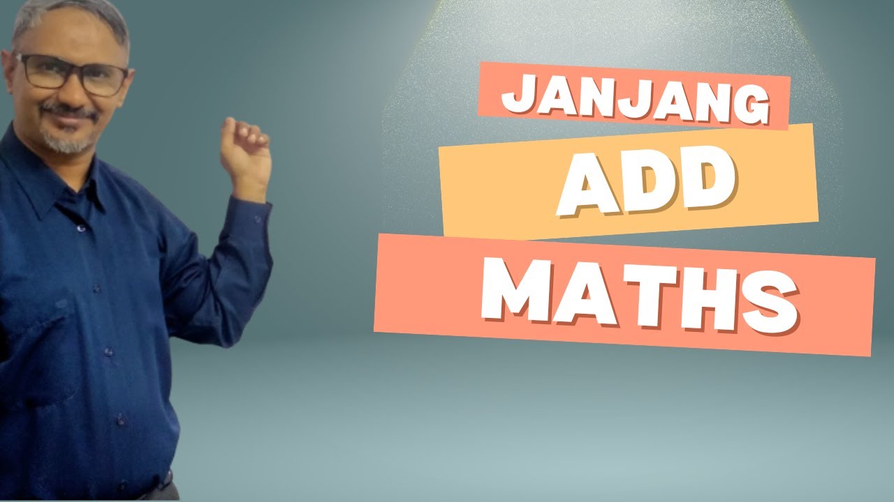 Soalan Add Math Percubaan Negeri Pahang 2023 Janjang - YouTube