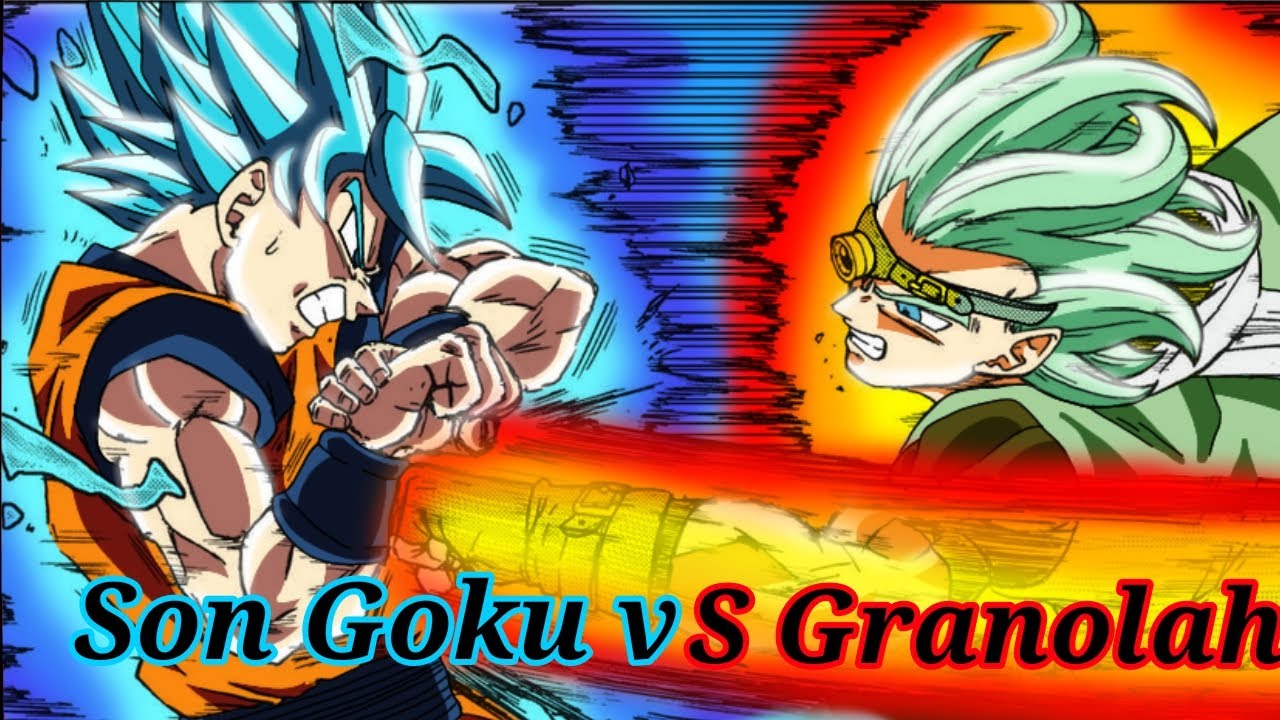 Son Goku VS Granolah | Fast Manga Coloring - YouTube