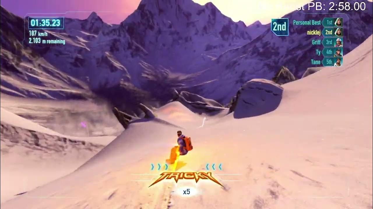SSX 2012: Serenity (no boost) 2:56.37 - YouTube