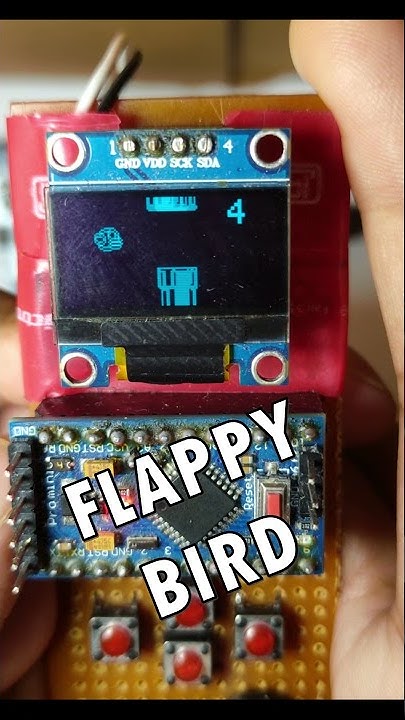 Codes FLAPPY BIRDS for Arduino Pro Mini with OLED display, UNO works too. Liked it ? then ...