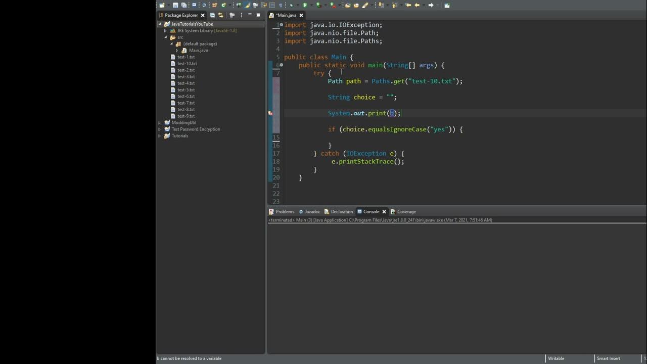 Java - #20 - Deleting Files - YouTube