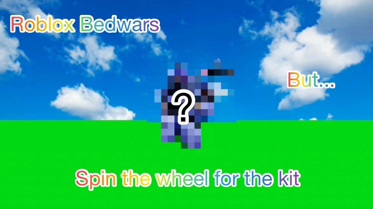 Roblox bedwars But spin wheel kit i have .. 1 game only - YouTube