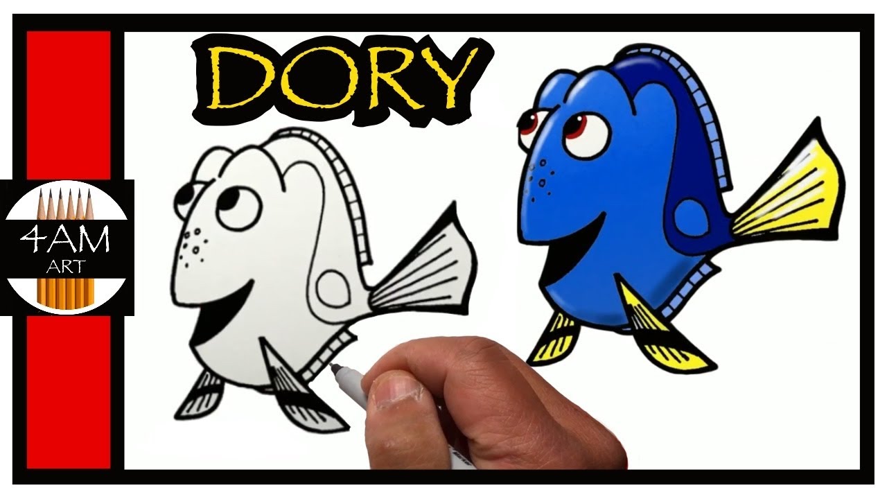 Dory Finding Nemo Drawing