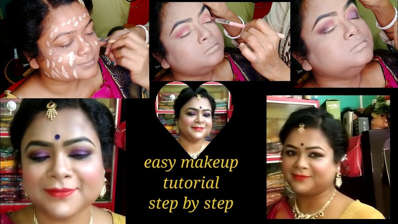 party makeup tutorial step by step - YouTube