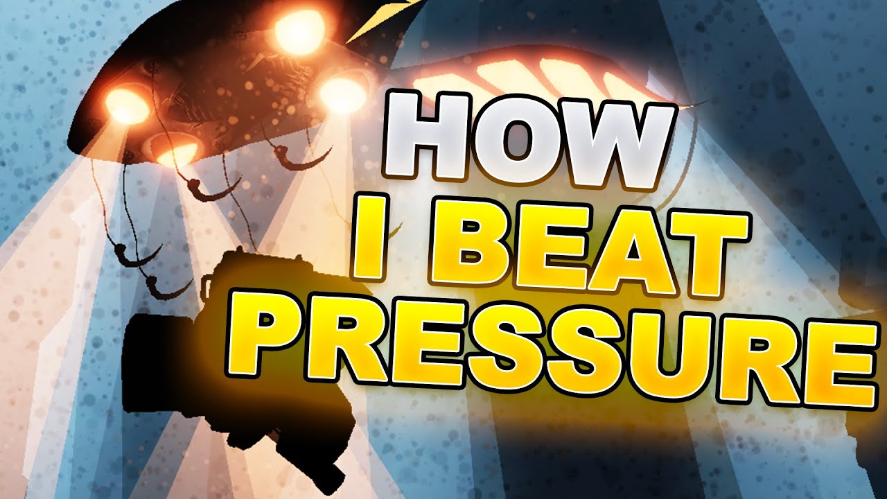 How I Beat Roblox Pressure Youtube