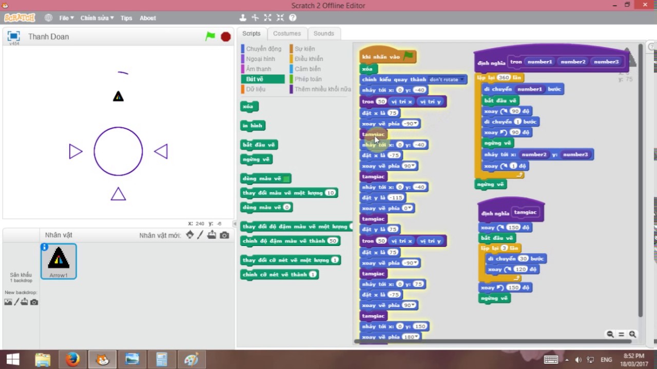 Scratch vẽ hình của Mswlogo - YouTube