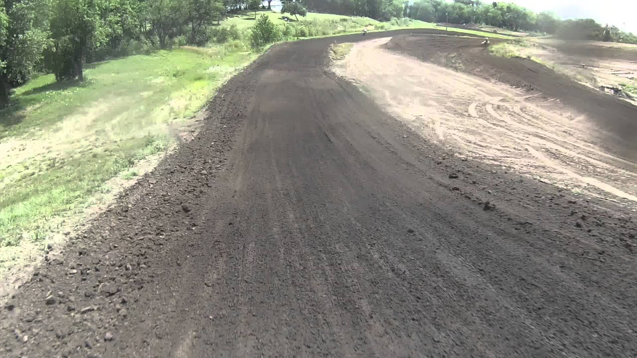 walnut mx NEW TRACK CHANGES open B 1st moto 7/14/13 - YouTube