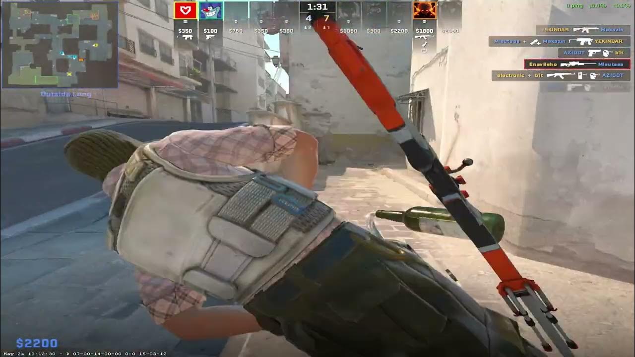 CS2 POV m0NESY (18/10) (Dust 2) w/ B1t, Yekindar & Electronic | Counter-Strike 2 Faceit - YouTube