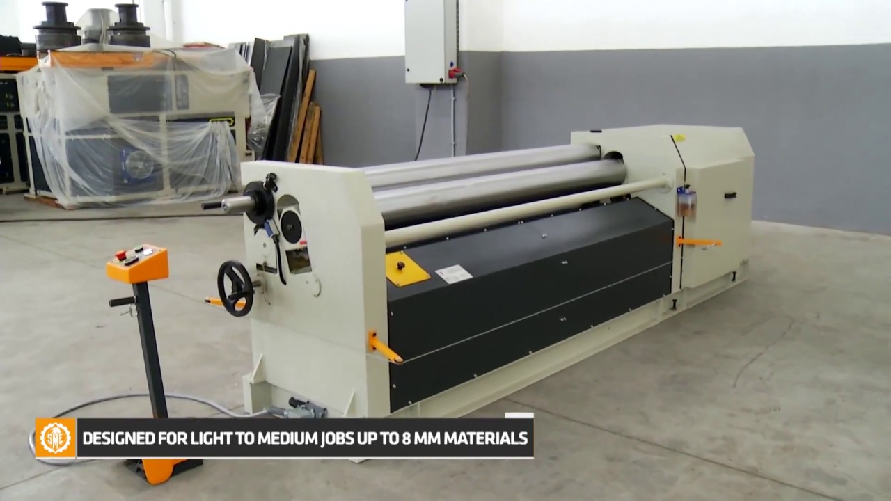 Sahinler MRM-S Motorised Asymmetrical 3 Rolls Plate Bending Machines ...