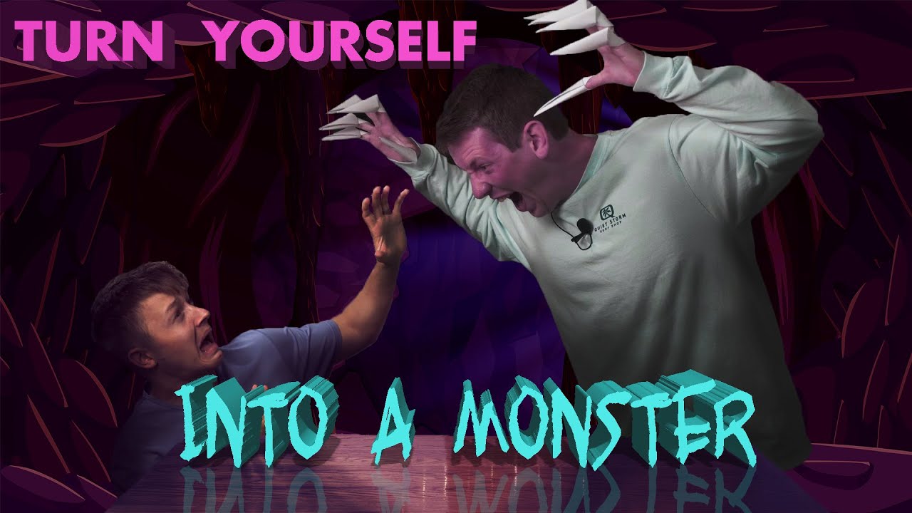 TURN YOURSELF INTO A MONSTER!! + EPIC PAPER FRISBEE BATTLE | KPC ...