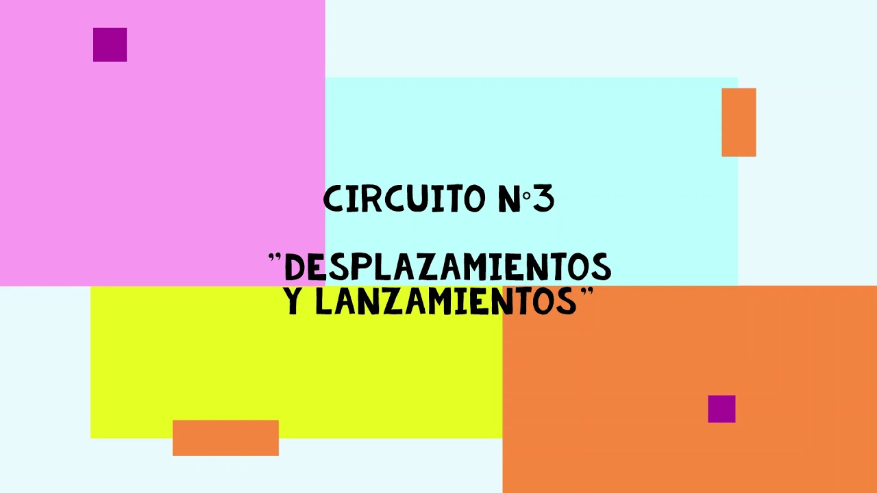 CIRCUITOS de HABILIDADES MOTRICES 1° Y 2° Básico - YouTube