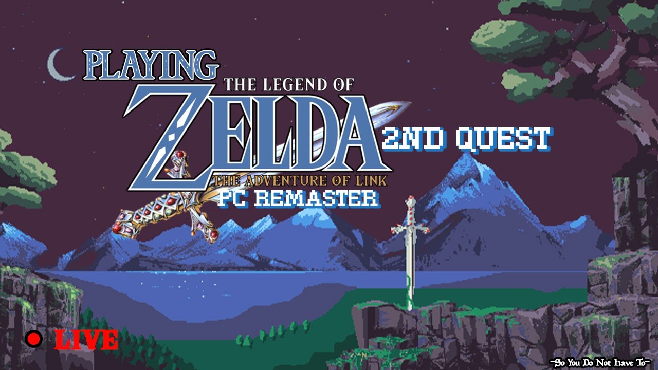 Playing Zelda 2 The Adventure of Link 2nd quest HoverBat's pc port! [PC ...