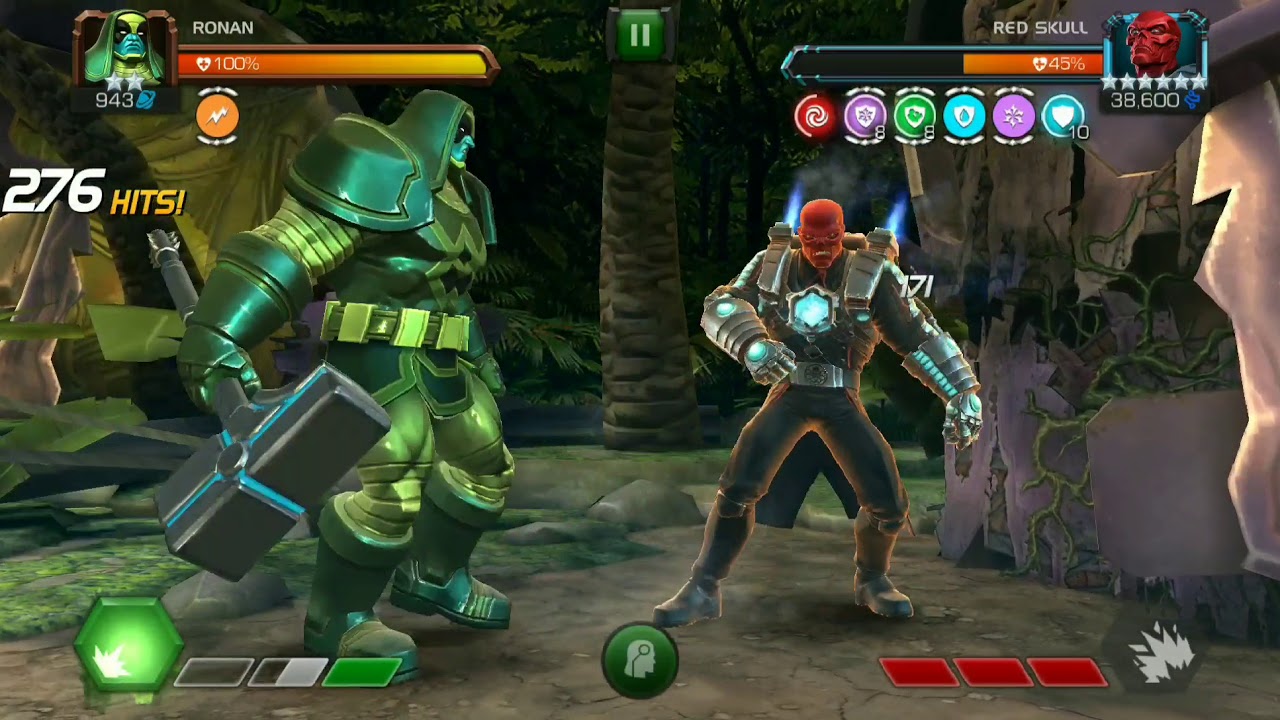 2* Ronan VS Uncollected 6* Red skull 3.2 | Marvel Contest of Champions ...