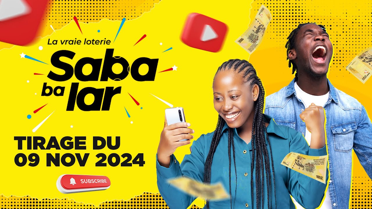 Le tirage Saba Ba Lar du 9 novembre a désigné deux gagnants de 50 000 FC chacun. - YouTube