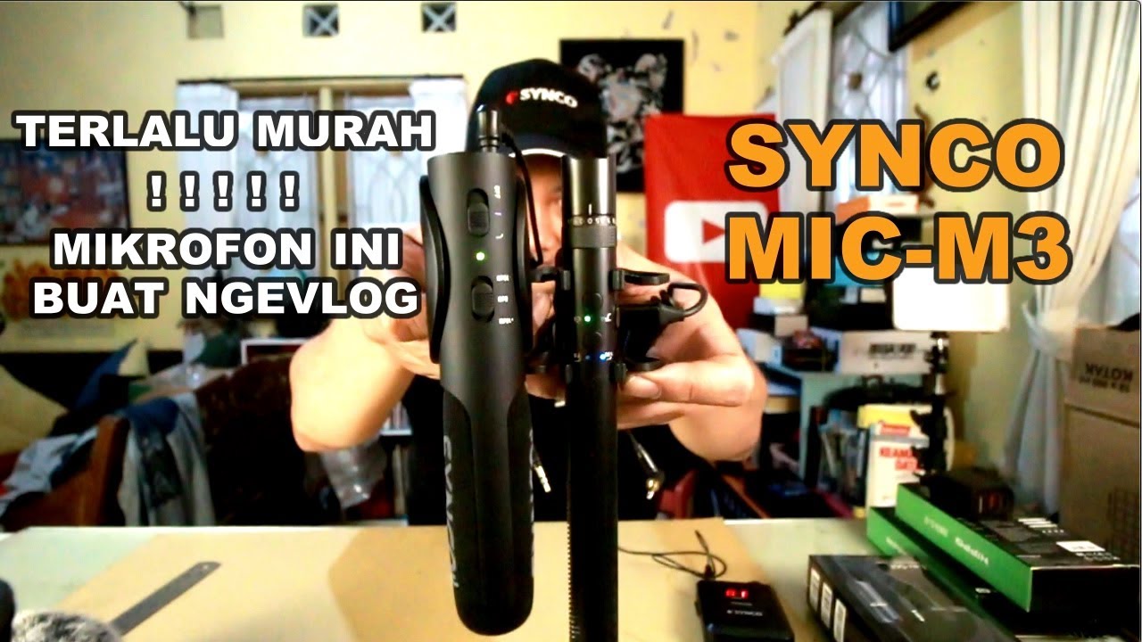 REVIEW SYNCO MIC-M3 Termurah Buat Vlog Like a PRO - YouTube