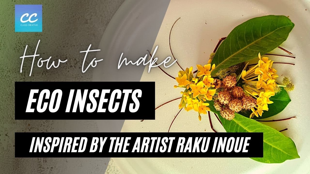 Eco insects inspired by the artist Raku Inoue. - YouTube