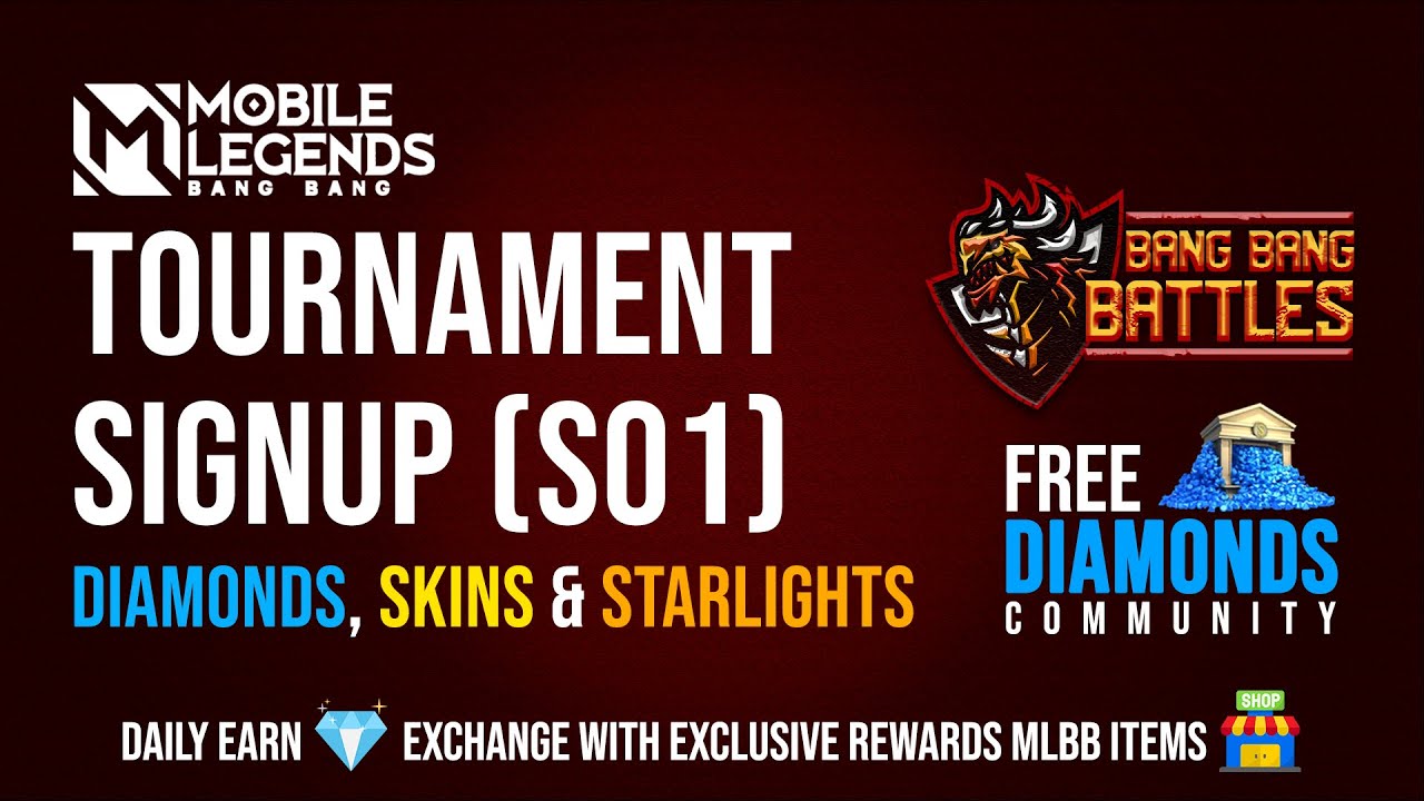 MLBB | M5 Pass Tournament Signup Tutorial | Bang Bang Battles | Create ...