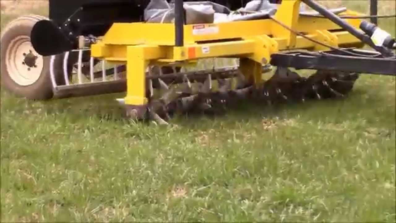 AerWay AWATS 100AG 4 Topdress Linear Seeder - YouTube