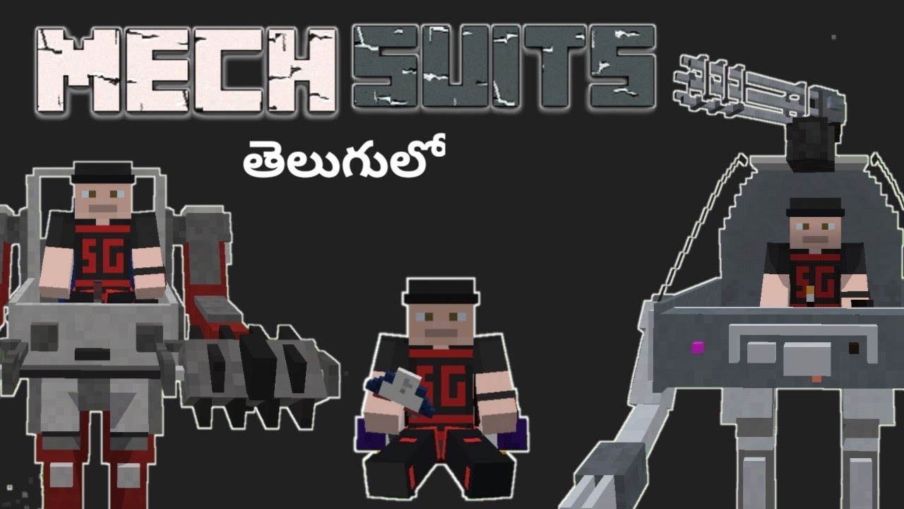 Mech Suits | Mods & Add-ons | Minecraft In Telugu | SG7997 - YouTube