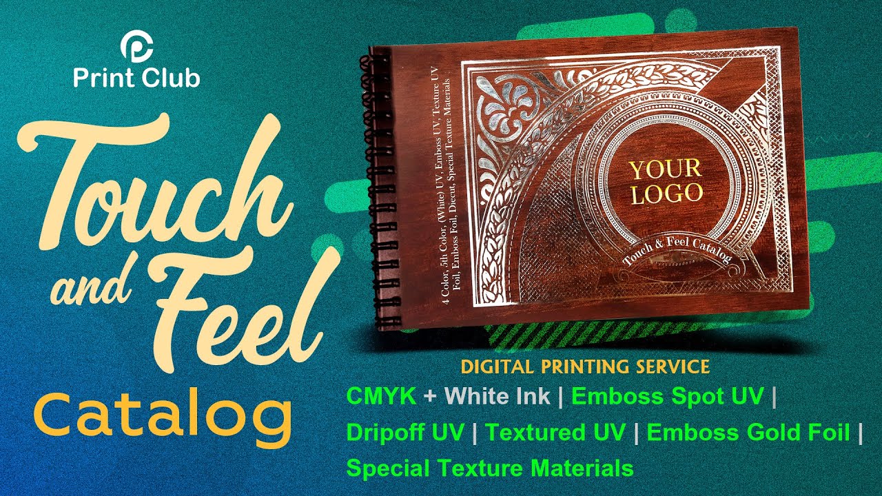 Touch and Feel Catalog | Print Club | Digital Printing Services - YouTube