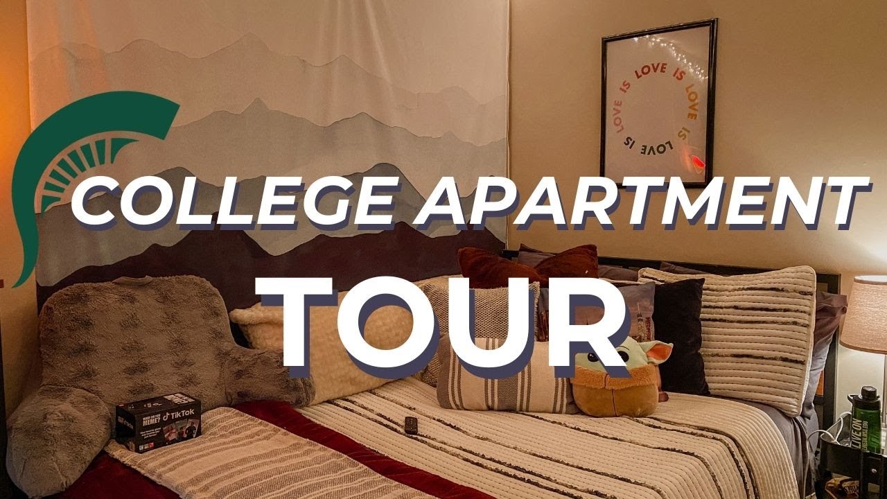 COLLEGE APARTMENT TOUR || Michigan State University || University ...
