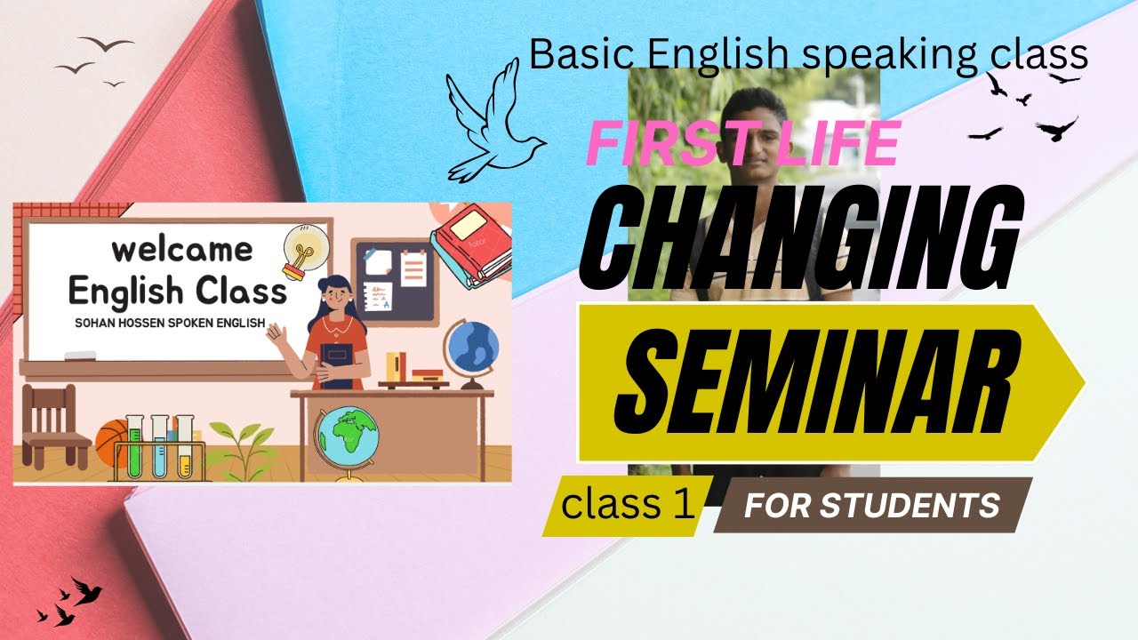 Basic English speaking class 1 - YouTube