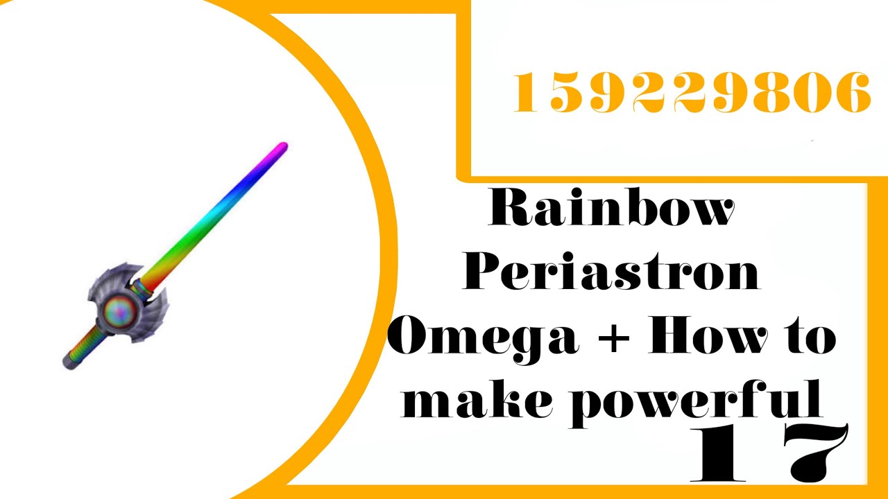 Rainbow Periastron Omega + How to Overclock it | Roblox Gears # 17 ...